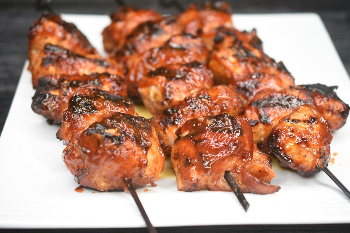 🍗GRILLED BBQ CHICKEN SKEWERS🍗 – Okinawa Meal Prep